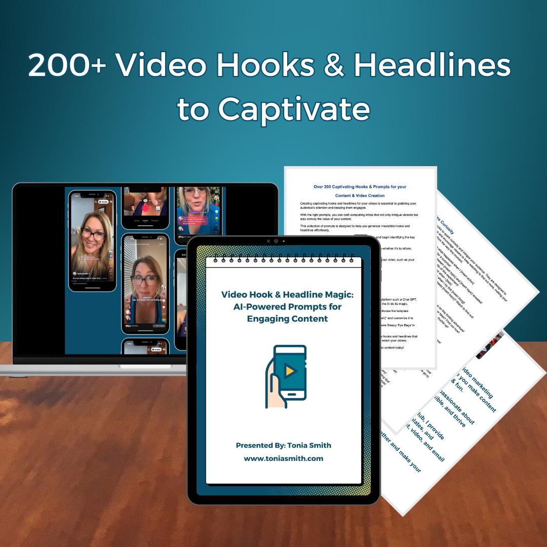 200+ Video Hooks - Tonia Smith