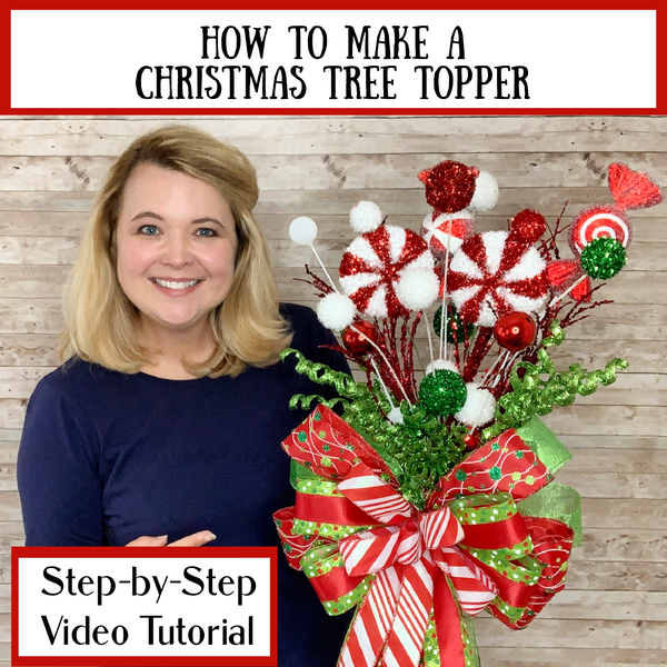 FREE Christmas Tree Topper Tutorial Opt In