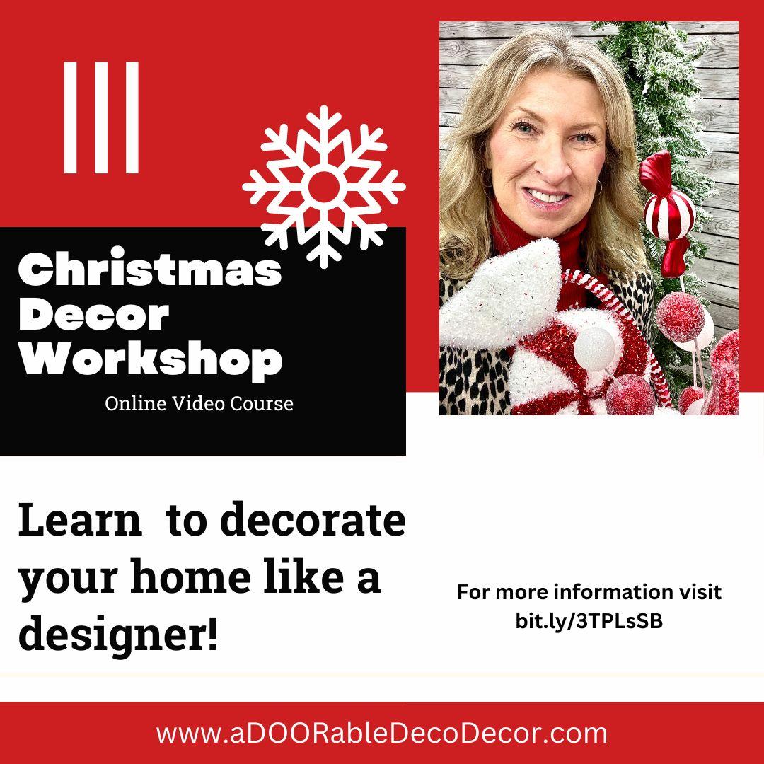 Christmas Decor Workshop - aDOORable Deco Decor