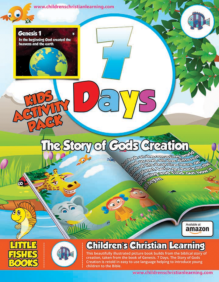 DOWNLOAD OUR FREE 7 DAYS THE STORY OF GODS CREATION ACTIVITY WORKBOOK!
