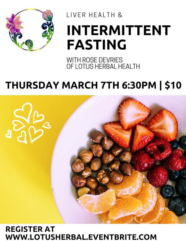 TOMORROW NIGHT Liver Health and Intermittent Fasting with Rose!
